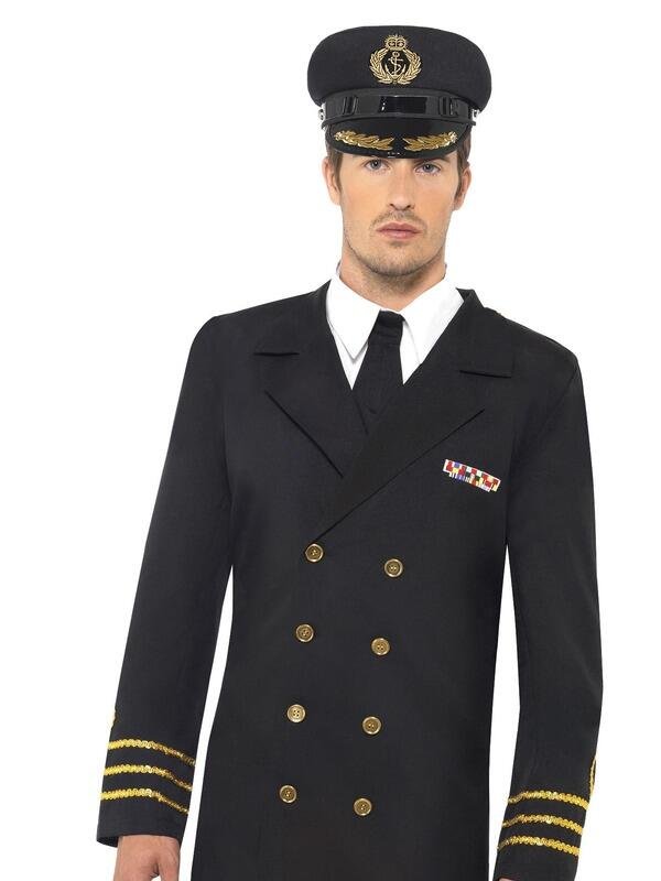 Navy Officer Costume - Fancy Dress Town